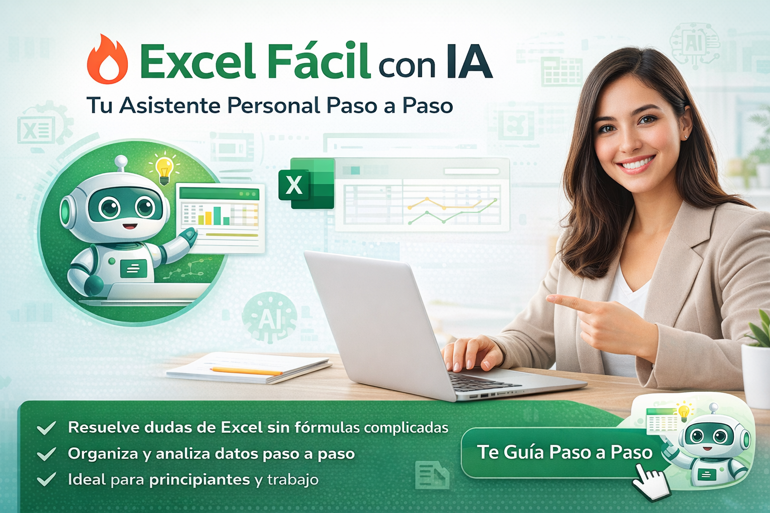 Excel Fácil con IA – Tu Asistente Personal Paso a Paso - Maria Jose...
