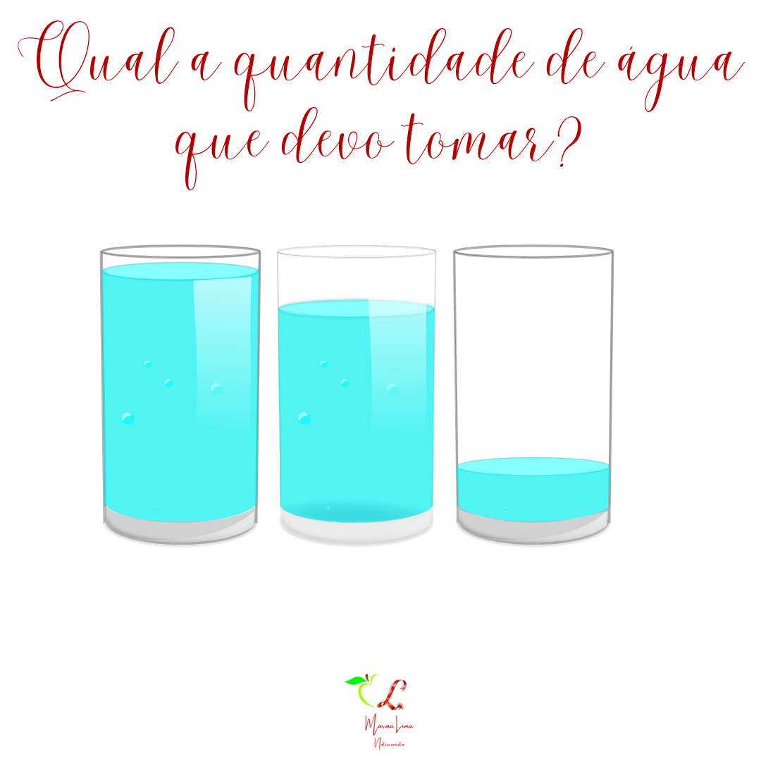 Calcule a quantidade de água que você necessita - Marina Lima | Ho...
