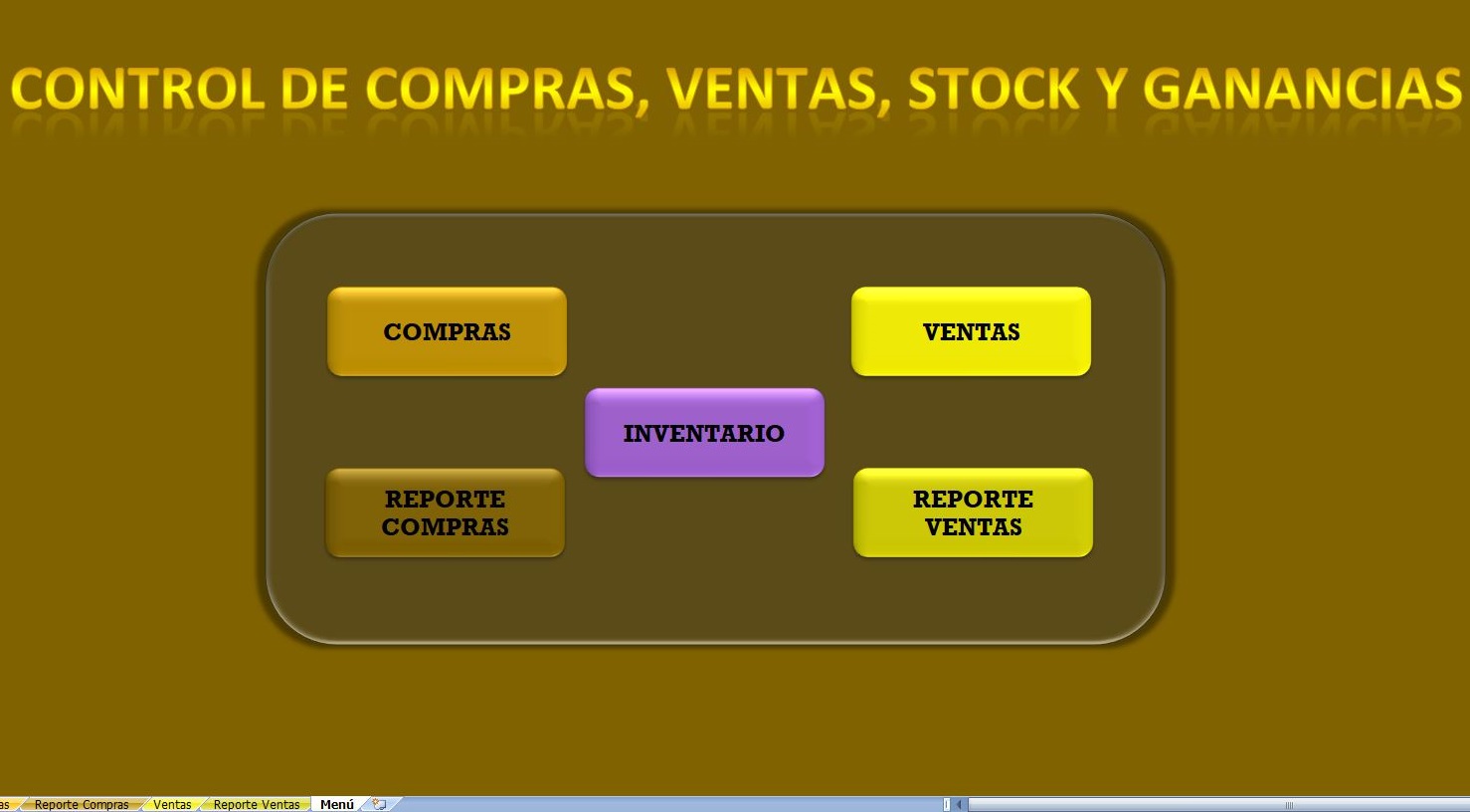 Sistema De Control De Compras, Ventas, Stock Y Ganancias 50 OFF!!!