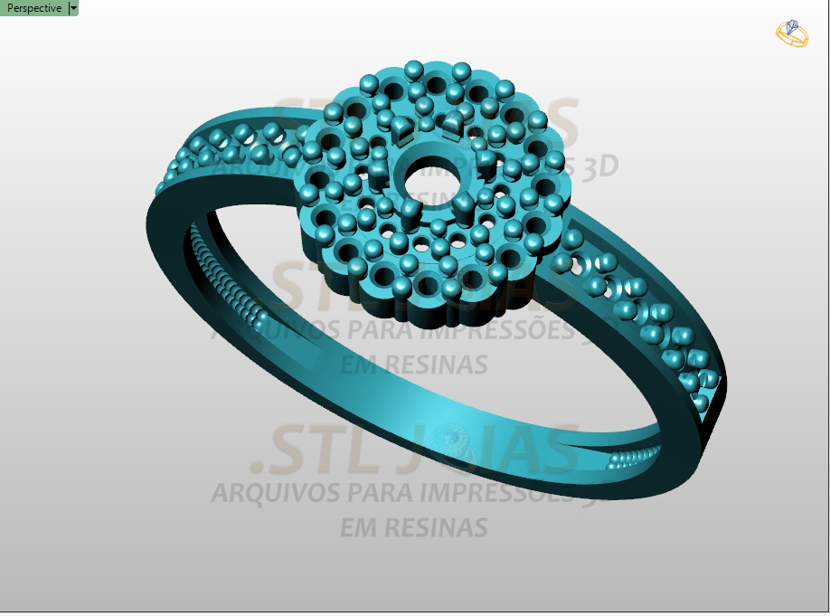 ANEL PAVEZINHO Arquivo para impressão 3D. Formato STL