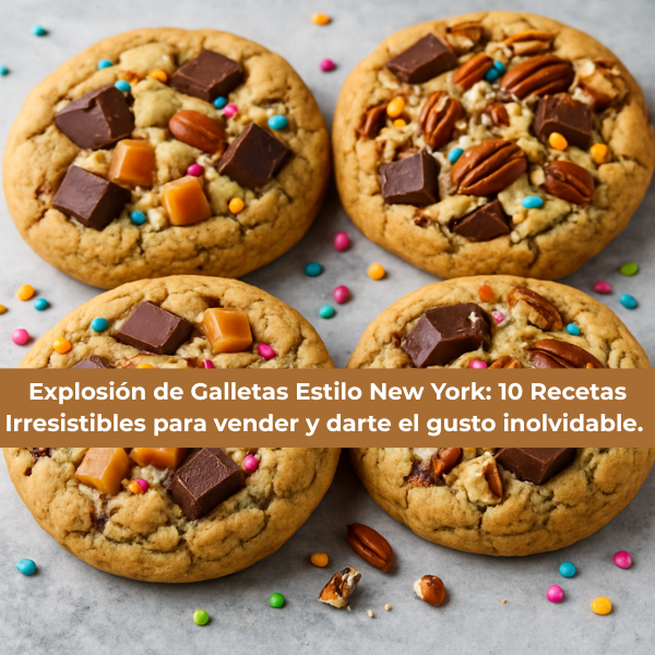 Explosión de Galletas Estilo New York: 10 Recetas Irresistibles para ...