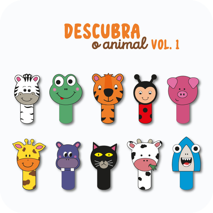 Descubra o Animal Vol.1 - Vem Cá Brincar | Hotmart