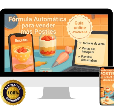Fórmula Automática Para Vender Más Postres - Manuel Diez | Hotmart