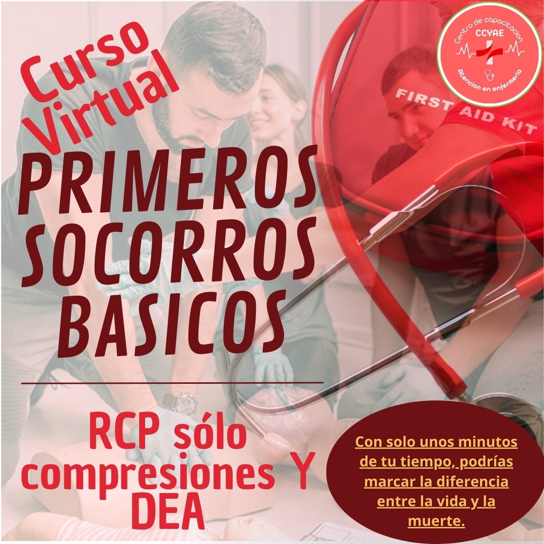 Curso Virtual de Primeros Socorros Basicos con RCP solo compresione...