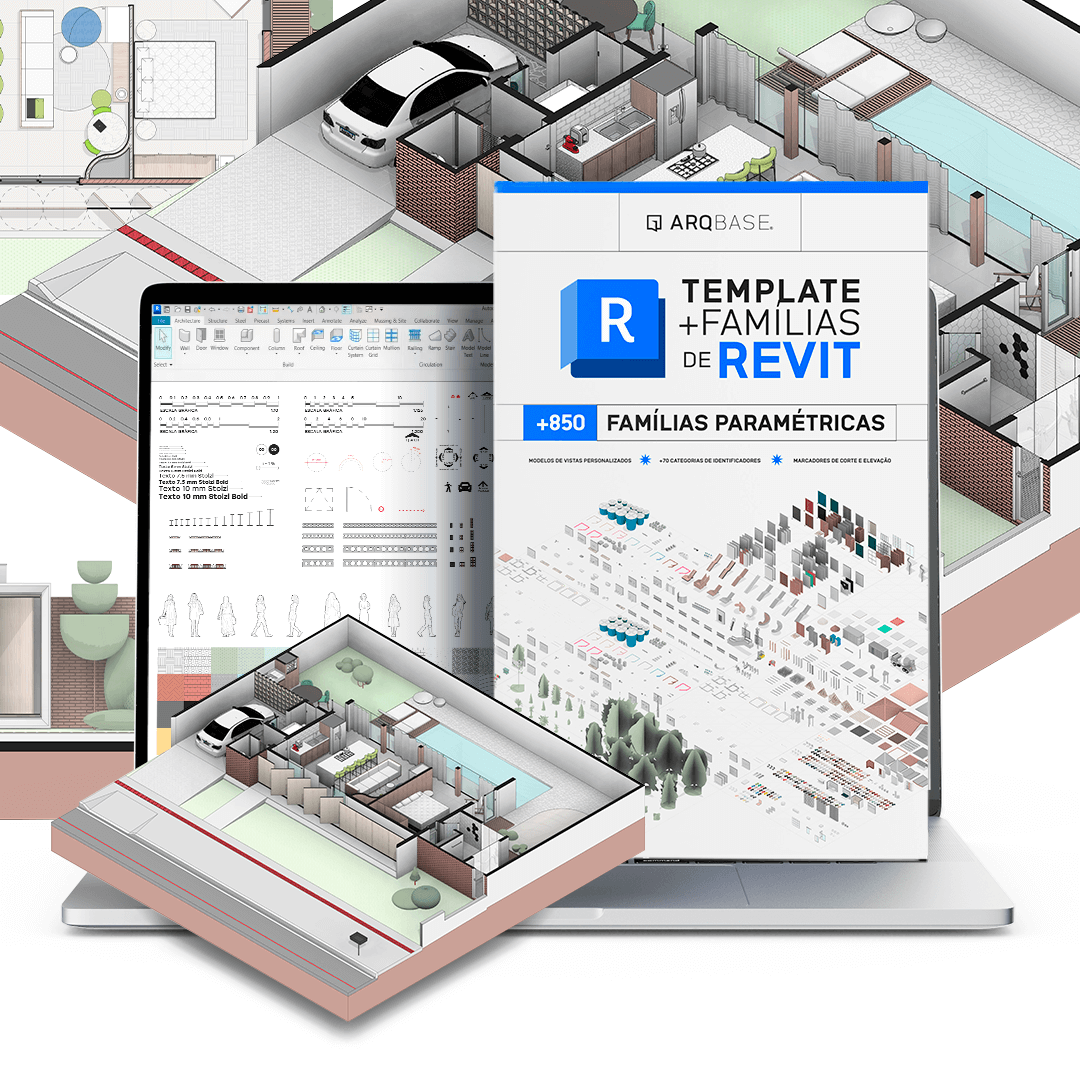 Template + Famílias de Revit
