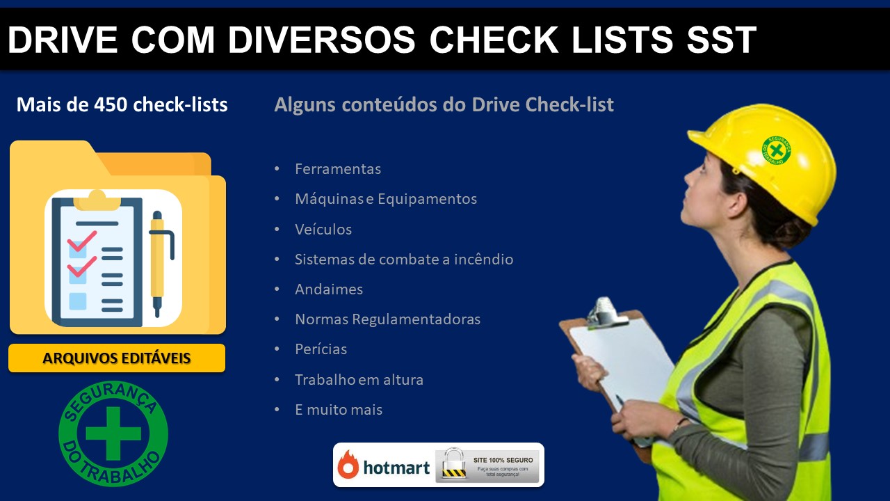 Drive Diversos Check-list SST - Carillo dos Santos | Hotmart