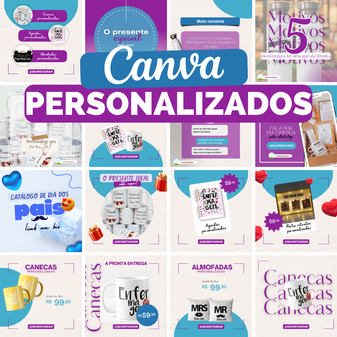 Canva Presentes Personalizados - Magda Taciane Spengler | Hotmart