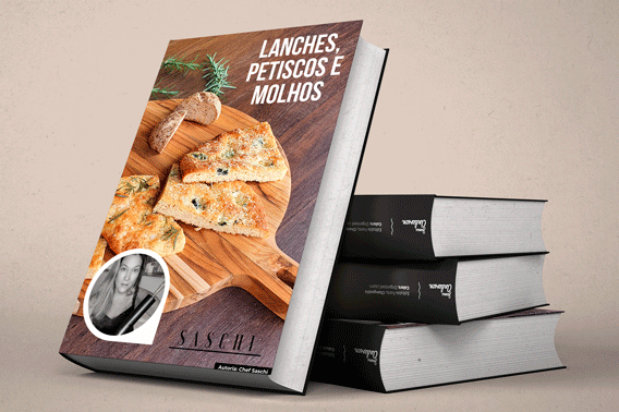 E-book Lanches, Petiscos e Molhos da Chef Saschi