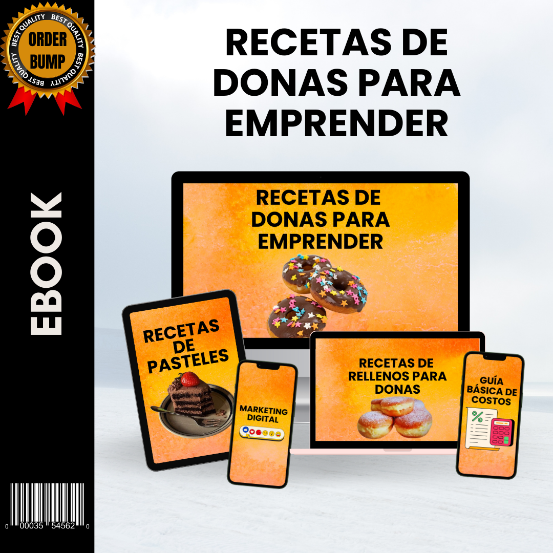 Recetas de donas para emprender - Ebook