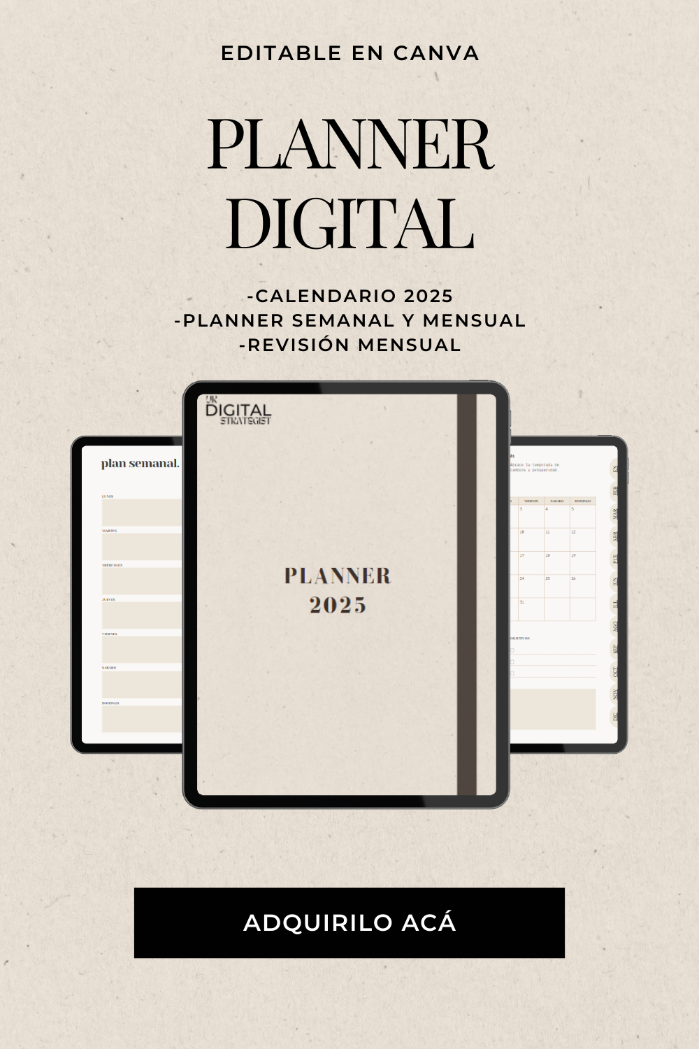 Planner 2025 - Agenda Digital - Anna Carla Zanazzo | Hotmart