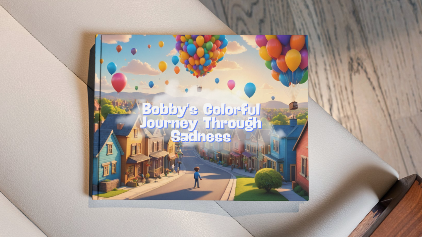 Bobby's Colorful Journey Through Sadness (To Color)