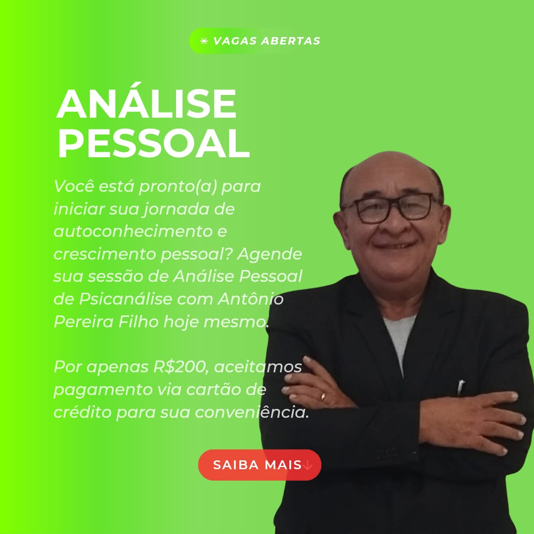 Psicoterapia Psicanalítica. - Antonio Pereira | Hotmart