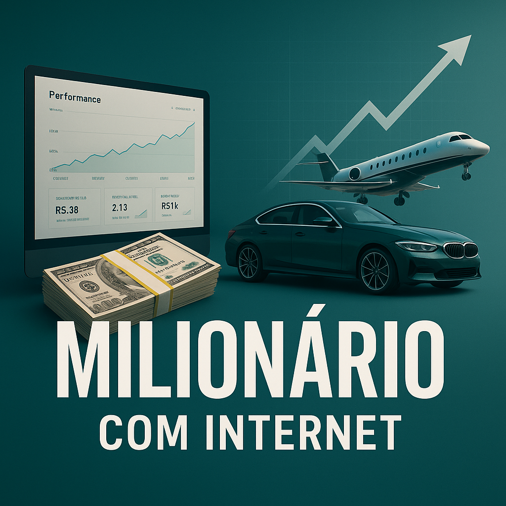 milionário com internet