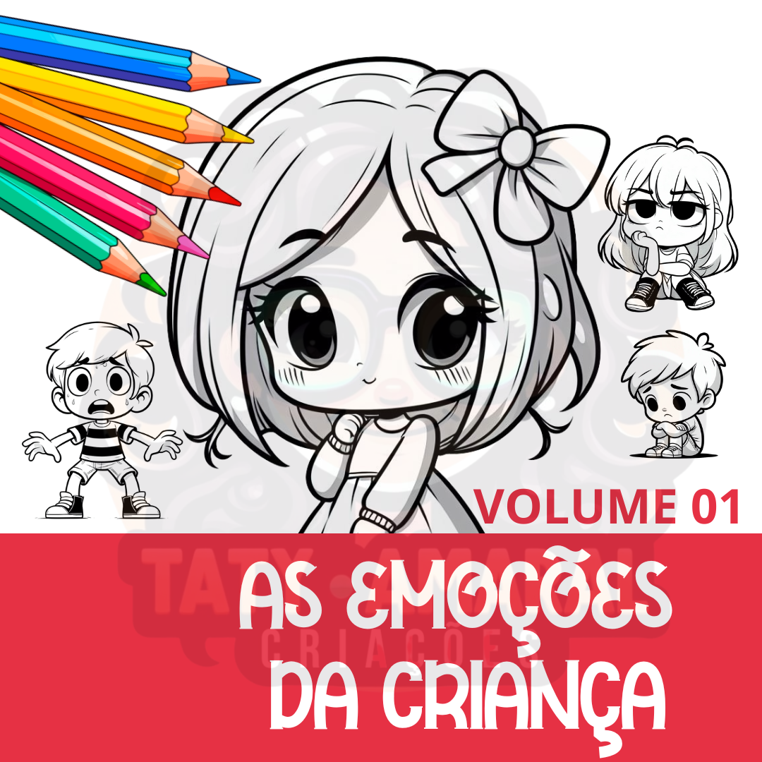 PARA COLORIR AS EMOÇÕES DA CRIANÇA - TATY AMARAL CRIAÇÕES | Hotmart