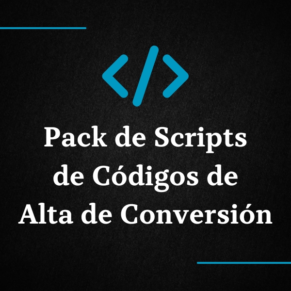PACK DE SCRIPTS DE CÓDIGOS DE ALTA CONVERSIÓN - Diego Dávila | Hotmart