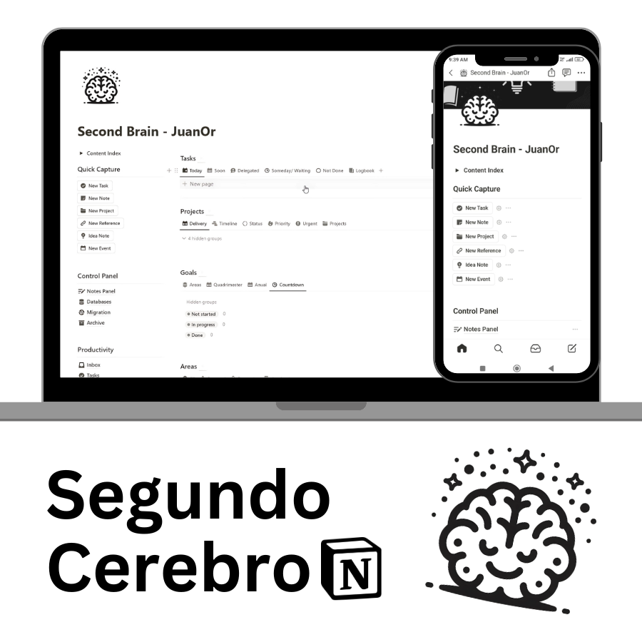 Segundo Cerebro ¡La Plantilla Para Organizar Tu Vida Entera! - Juan...