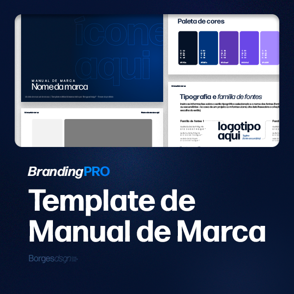 Template de manual de marca - Branding PRO - Arthur Borges | Hotmart