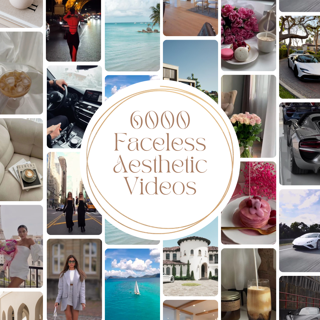 6000 Faceless Aesthetic Videos for Instagram | Hotmart
