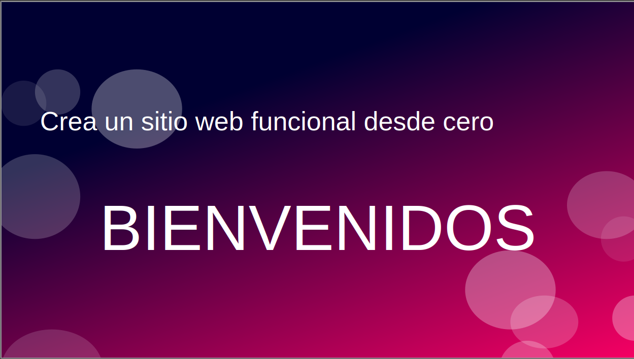 Crea un sitio web funcional desde cero - Jonathan | Hotmart