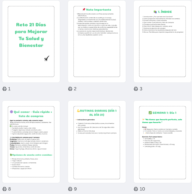 Transforma tu cuerpo en 21 días - Natalia Carabali Arango | Hotmart