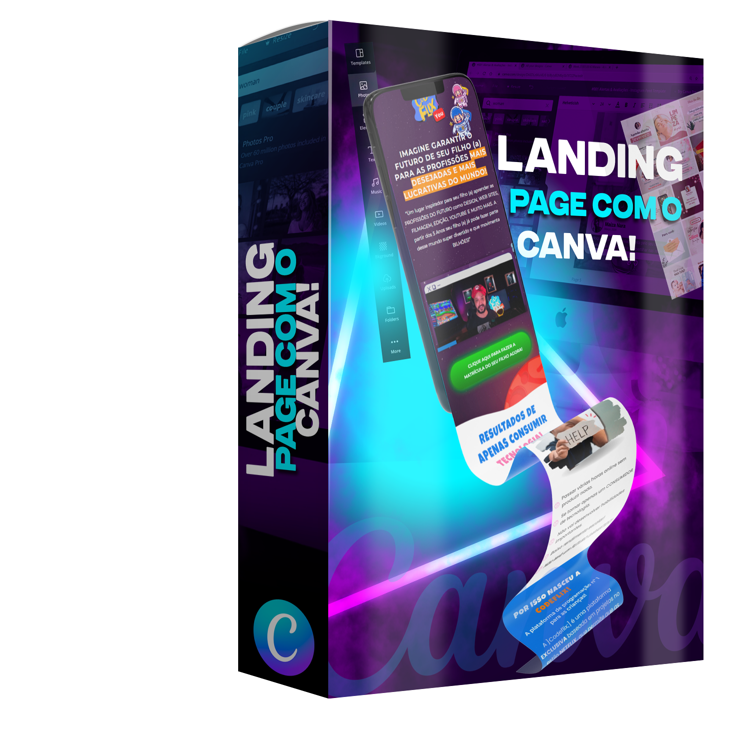 Landing Page com Canva - Vinicius Sallas | Hotmart