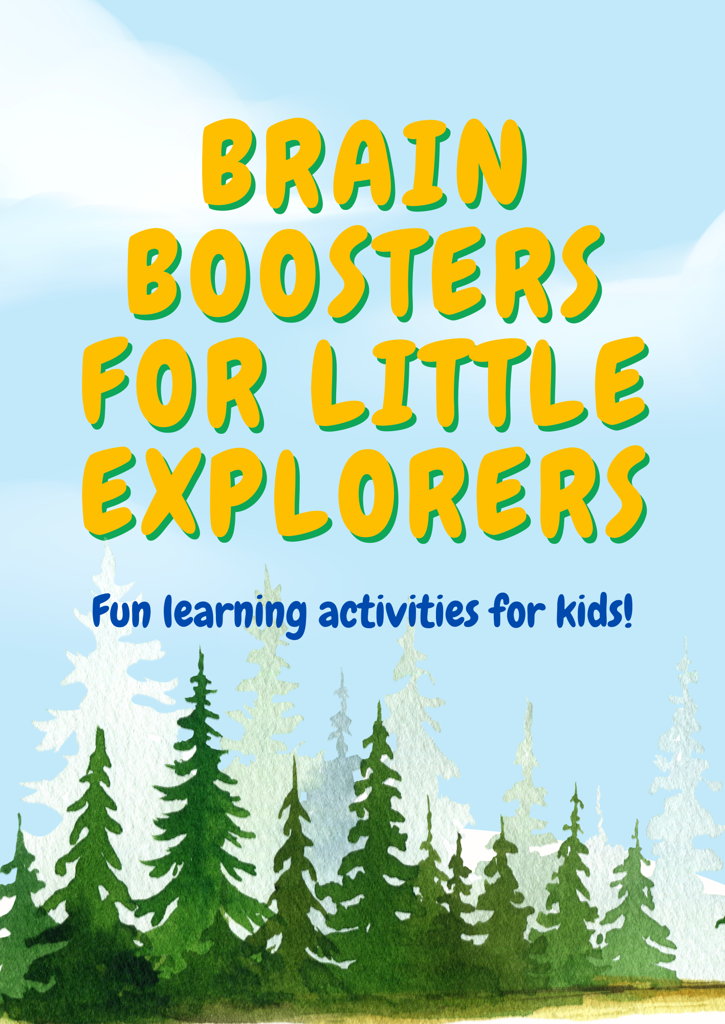Brain Boosters for Little Explorers - Fun Learning Activities for Kids ...