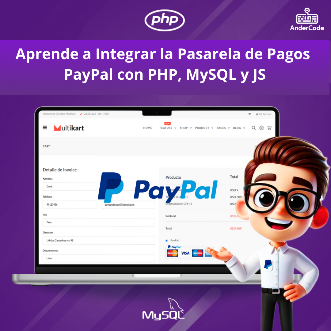Aprende a Integrar la Pasarela de pagos PayPal con PHP, MySQL y JS ...