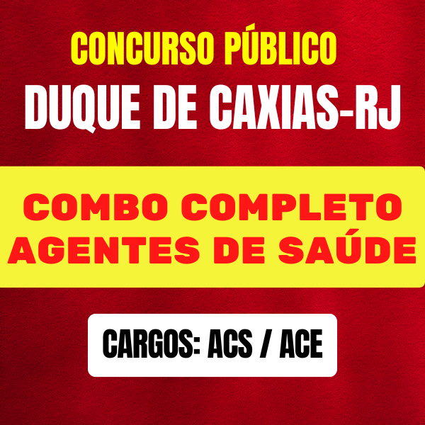Combo Completo ACS + ACE Duque de Caxias - Andre Luiz Barros da Sil...