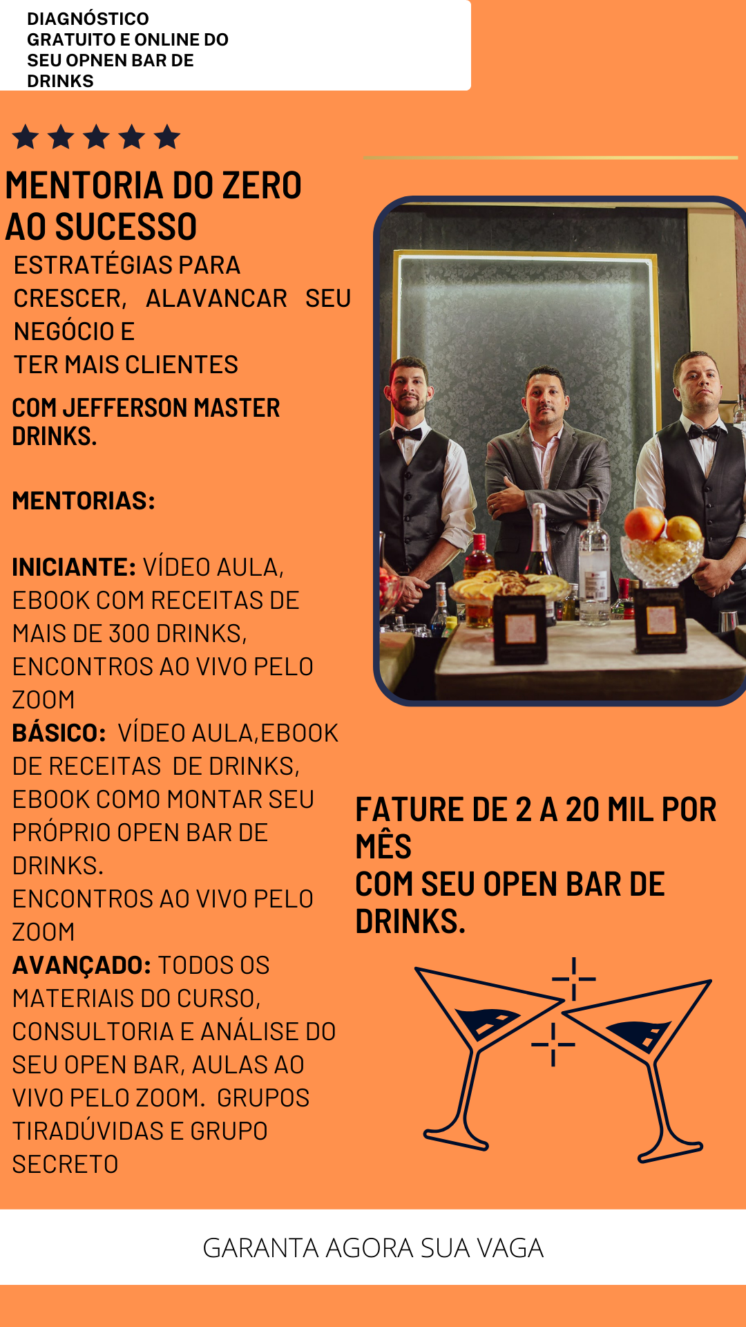 Mentoria Drinks Master: Do Zero ao Sucesso! 🍸🚀