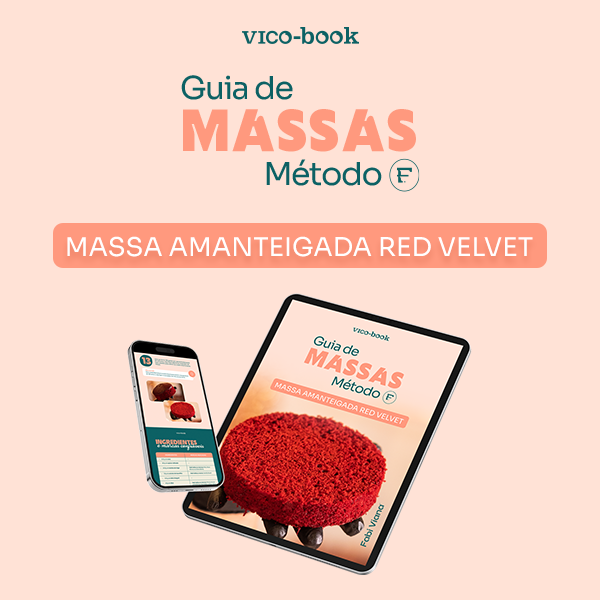 Vico-Book Massa Amanteigada Red Velvet Método F®