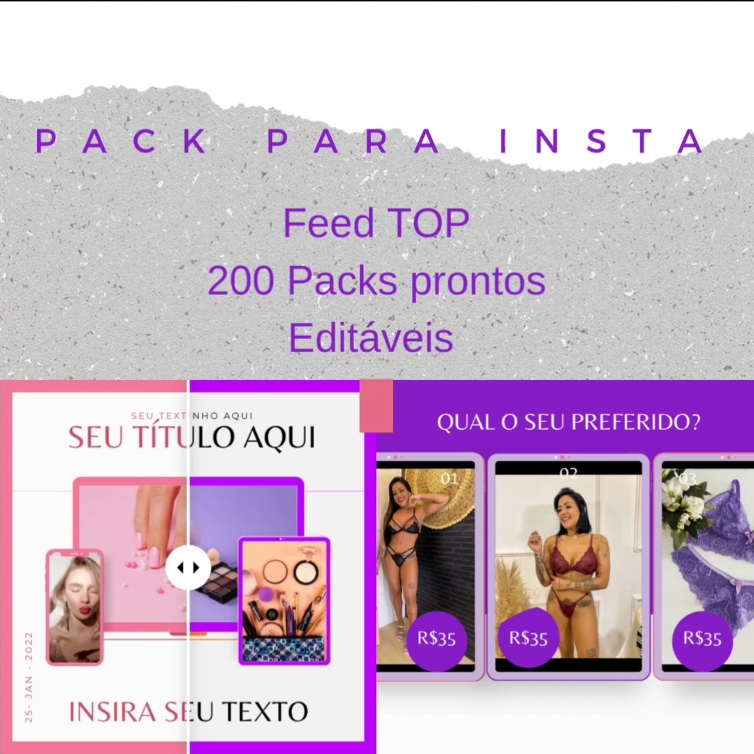 PACK INSTA TOP - Priscila Gomes | Hotmart