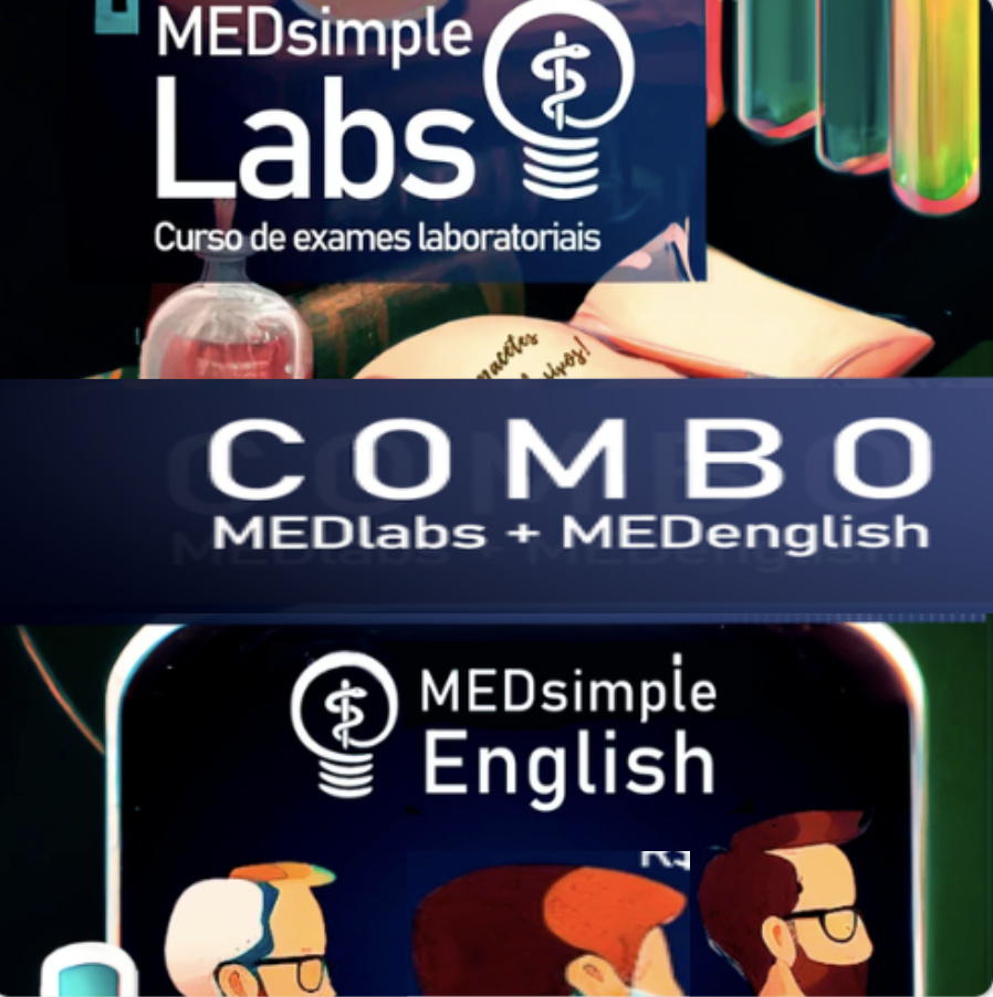 COMBO CURSOS (MEDlabs + MEDenglish) - MEDsimple | Hotmart