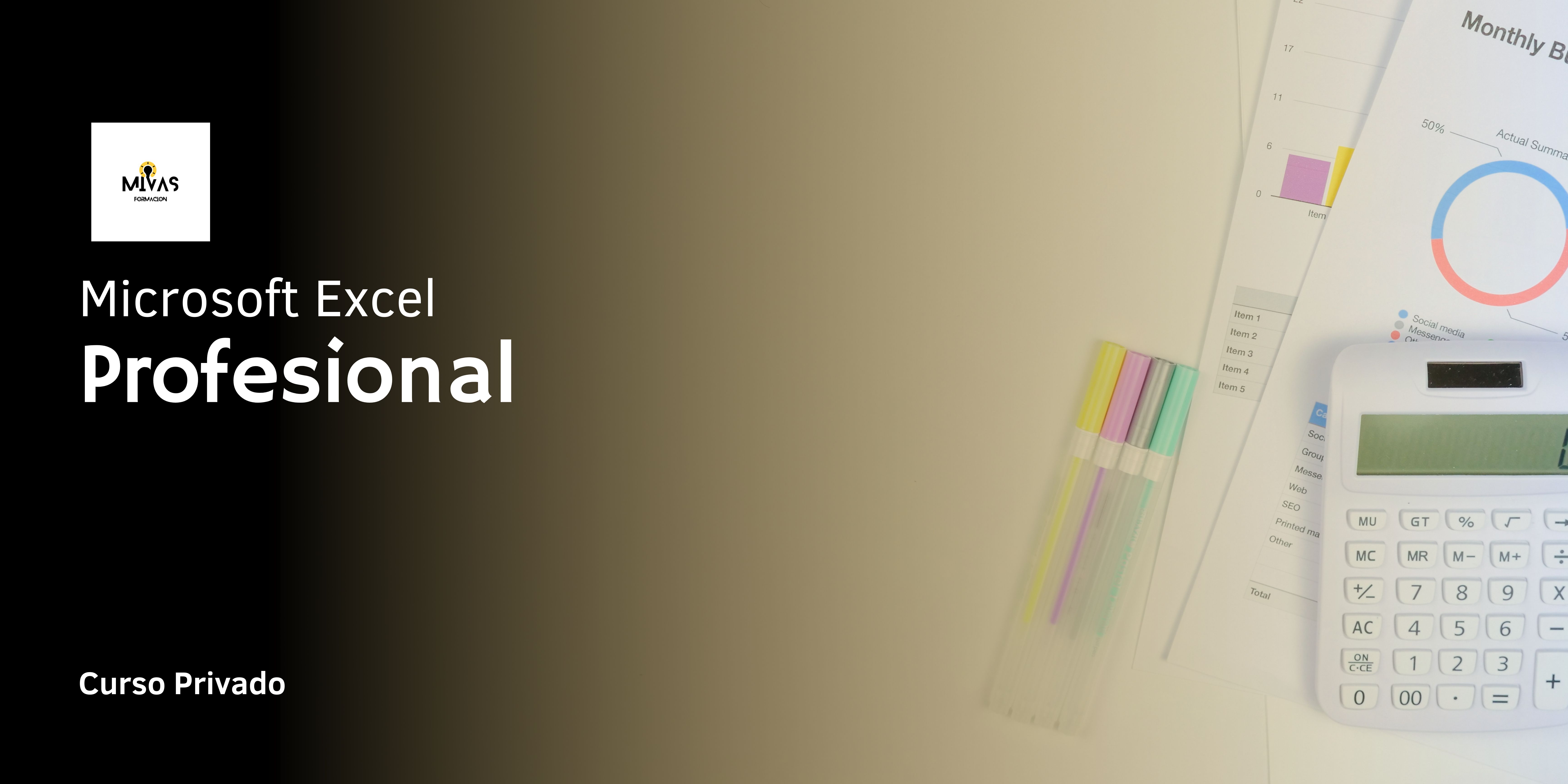 Microsoft Excel Profesional - Mivas Formación | Hotmart