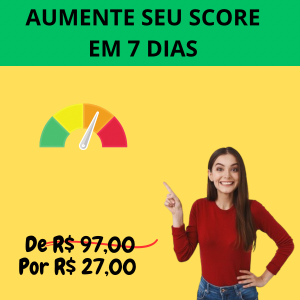 PASSO A PASSO PARA AUMENTAR SEU SCORE EM 7 DIAS! - Simone gonçalves...