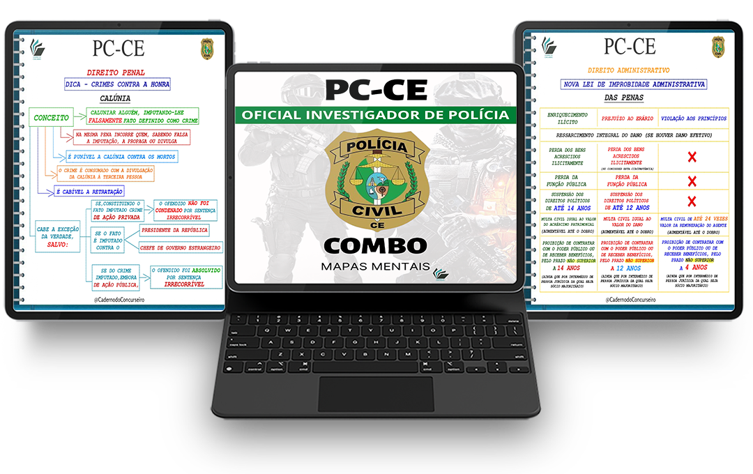 COMBO PCCE: Investigador de Polícia