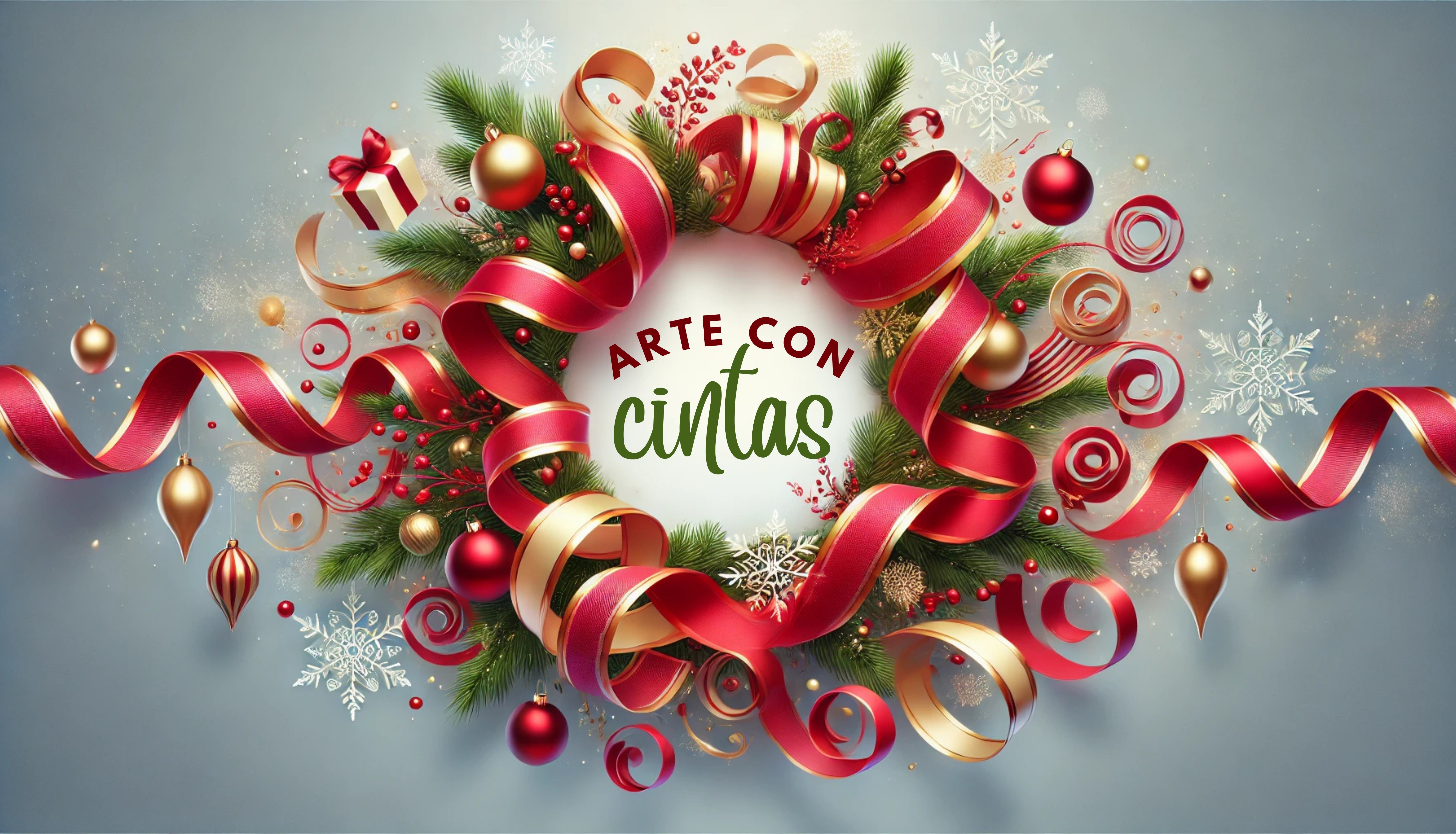 Arte con Cintas: Decoración Navideña DIY - Raquel Caamano Ovalle