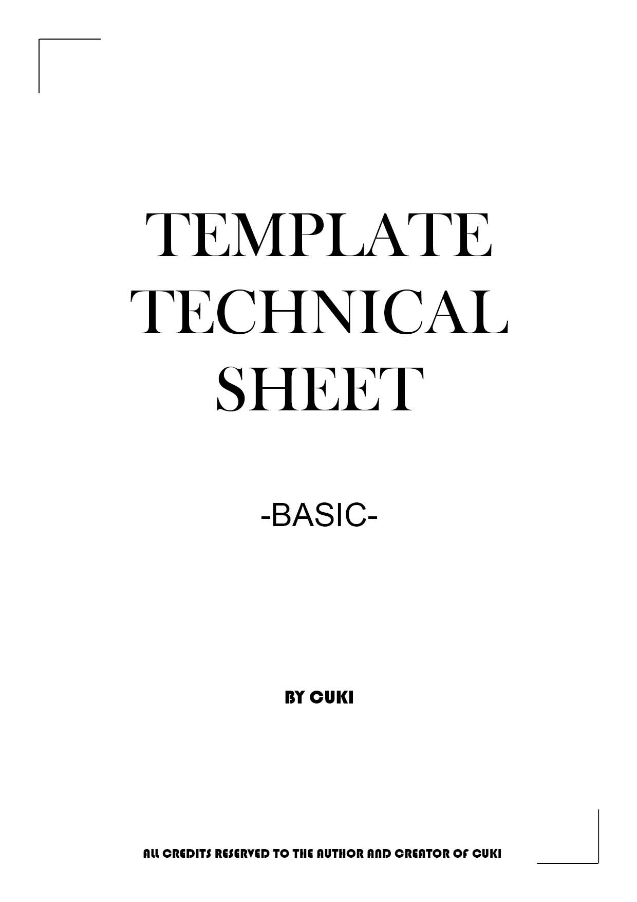 Basic technical sheet template for garments - cristina martín ramír...