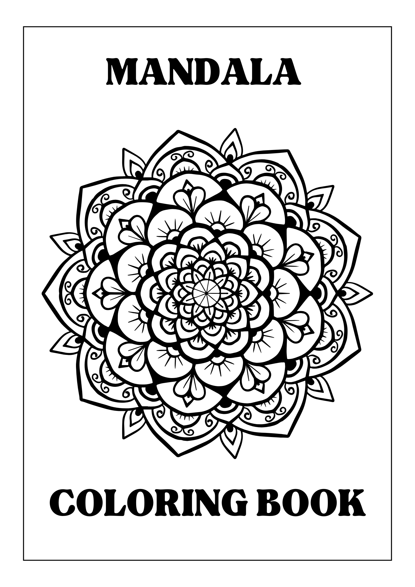 Mandala Magic: A Relaxing Coloring Book for Stress Relief & Mindfulness
