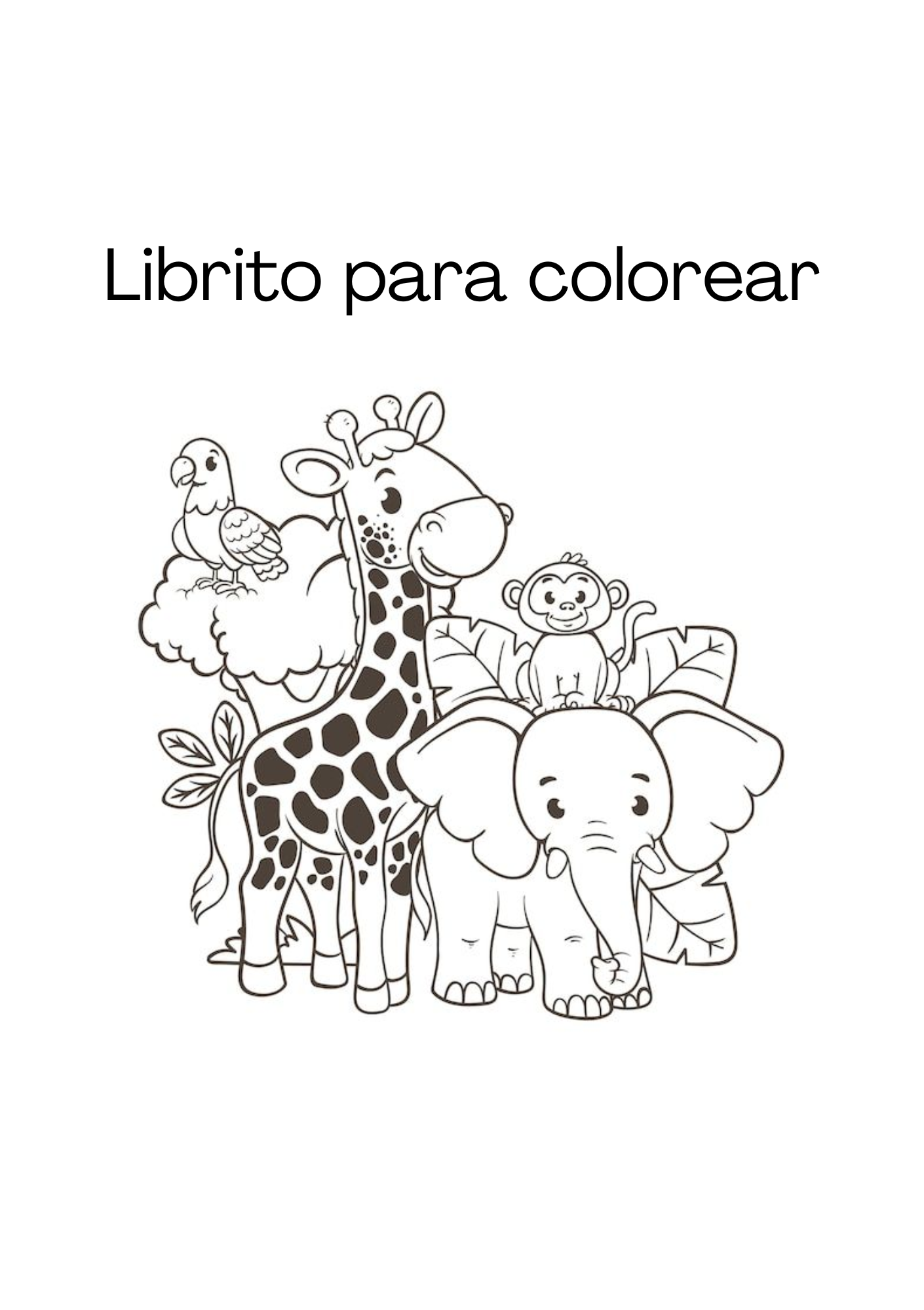 Libro de colorear imprimible para niños - Rocio | Hotmart