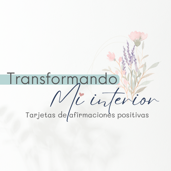 Transformado mi Interior - Tarjetas de Afirmaciones Positivas de Am...