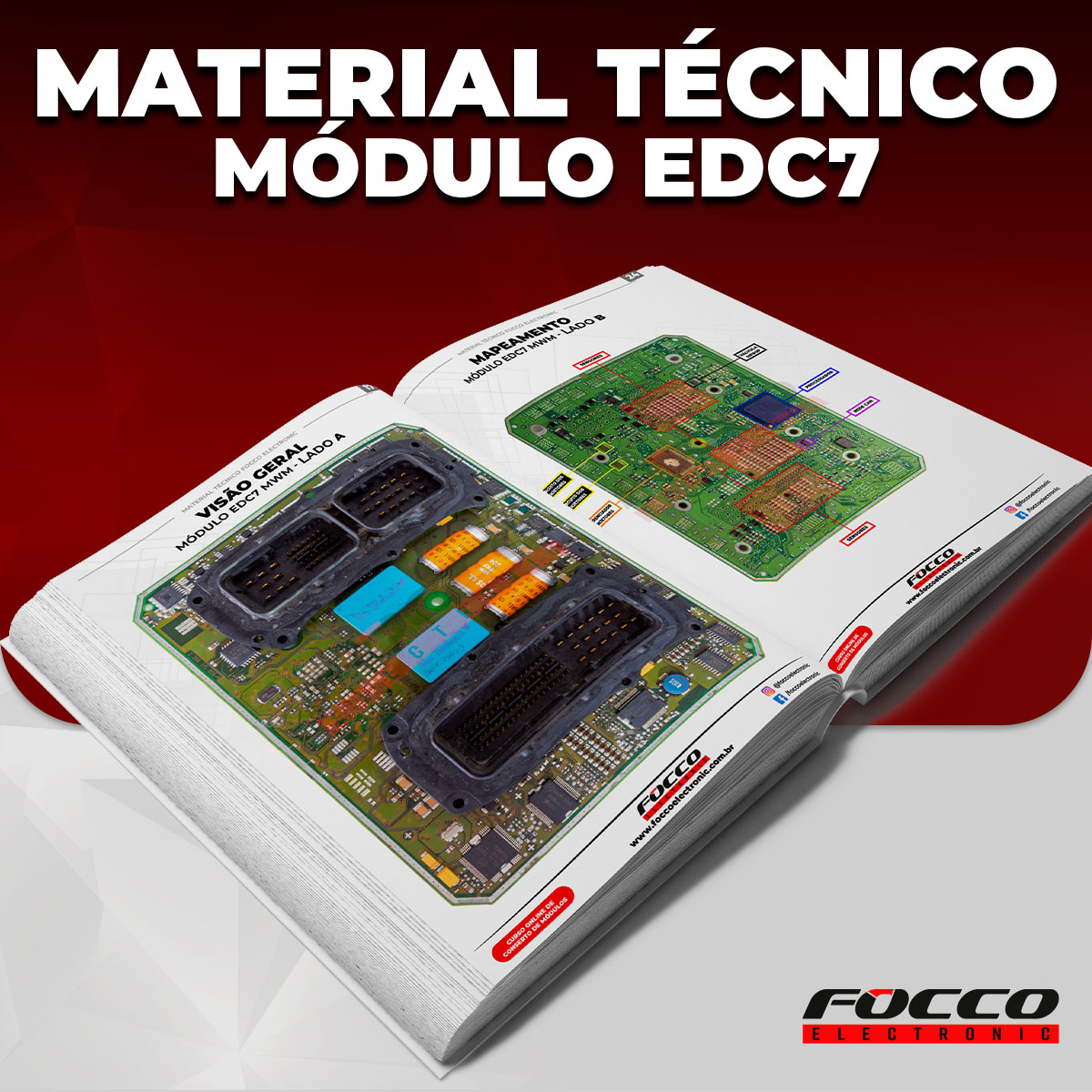 Material Técnico Módulo EDC7 MWM - Focco Electronic | Hotmart