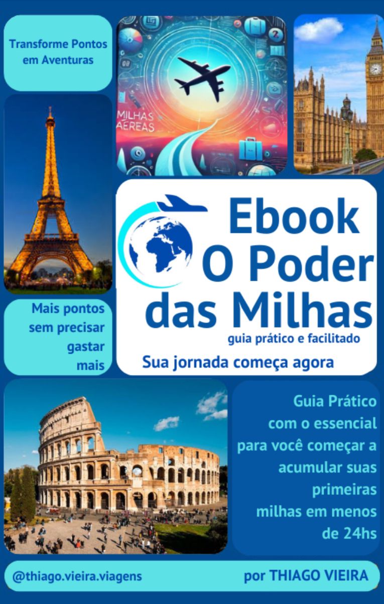 E-BOOK O PODER DAS MILHAS - Thiago Vieira | Hotmart