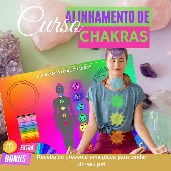 Curso de Alinhamento de Chakras - Ju | Tarô e Terapias | Hotmart
