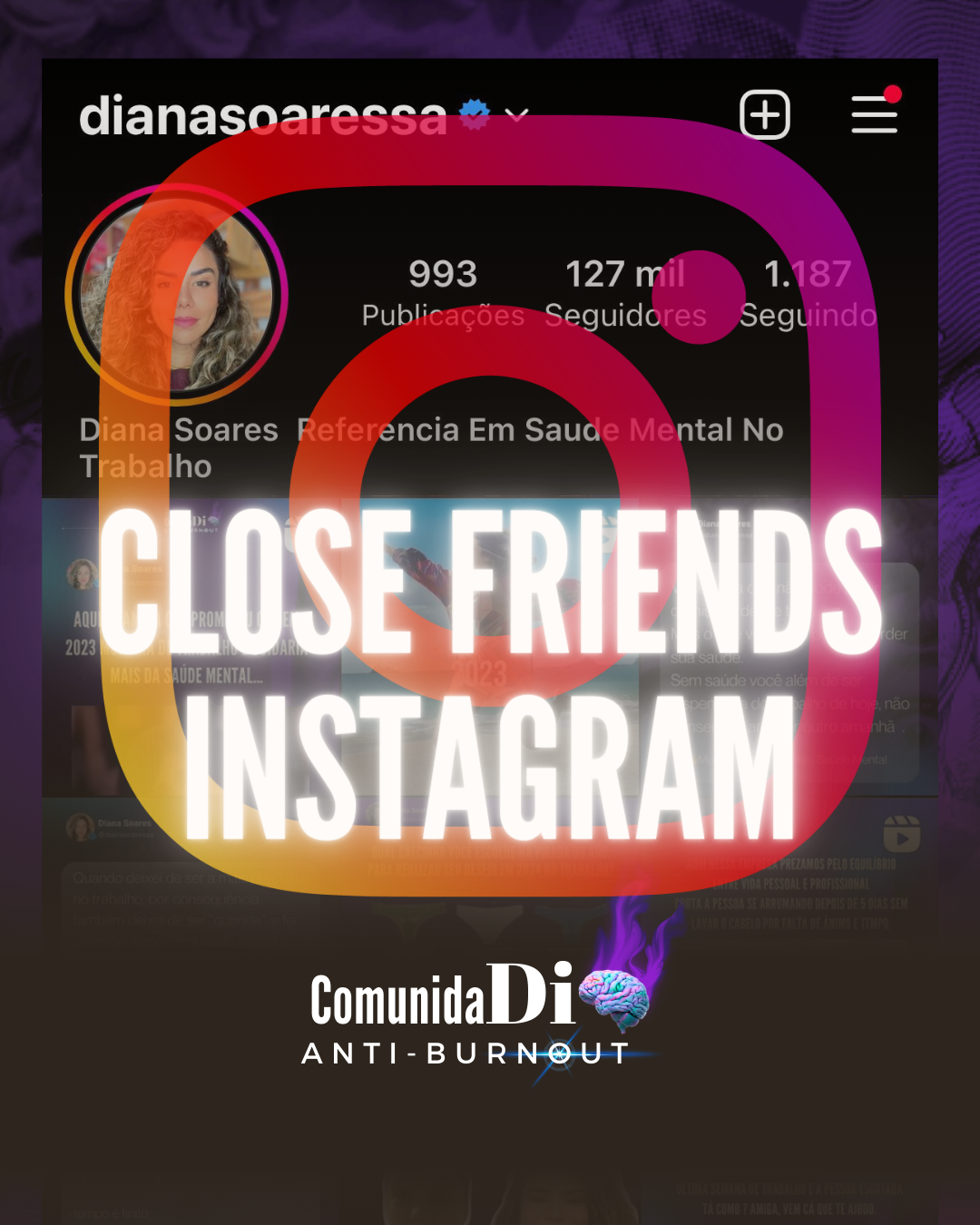 Conteúdos Exclusivos no Instagram - Diana Cardoso Soares | Hotmart