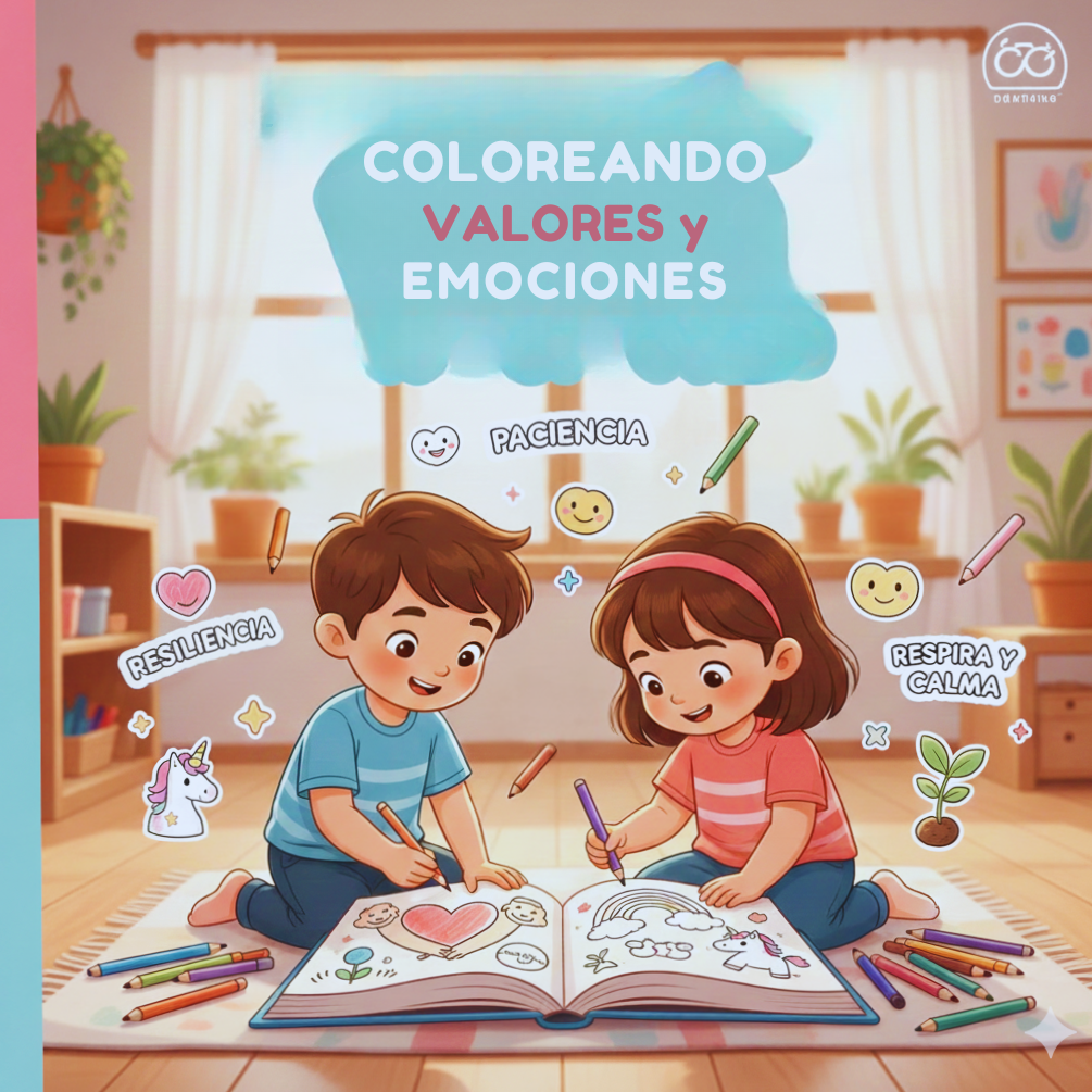 Libros para colorear imprimibles que enseñan valores y habilidades ...