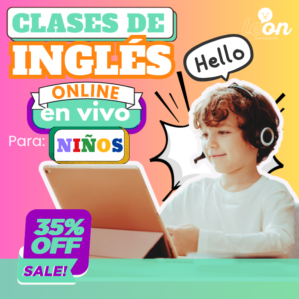 Clases de inglés para niños. - LEON Learning English ONline | Hotmart