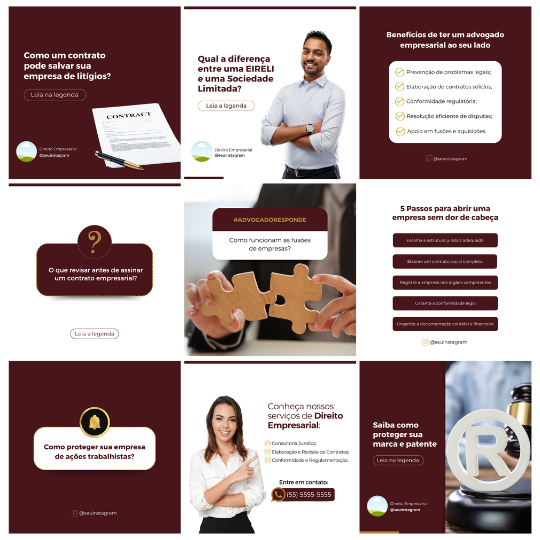 Canva Pack Direito Empresarial