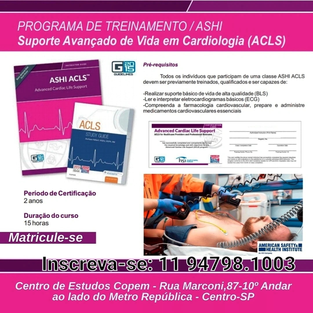 ACLS - Advanced Cardiac Life Support - William Angelo de Almeida