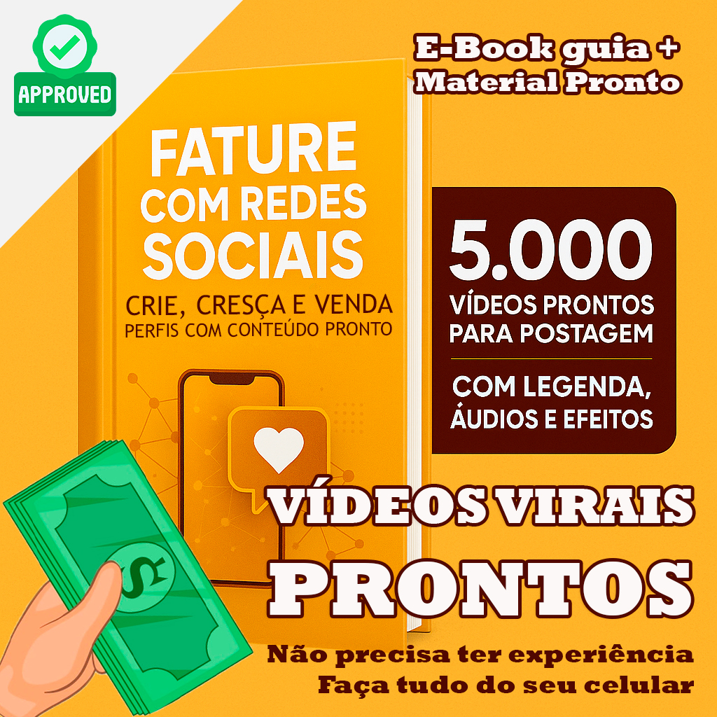 Fature com Redes Sociais: Crie, Cresça e Venda Perfis com Conteúdo ...