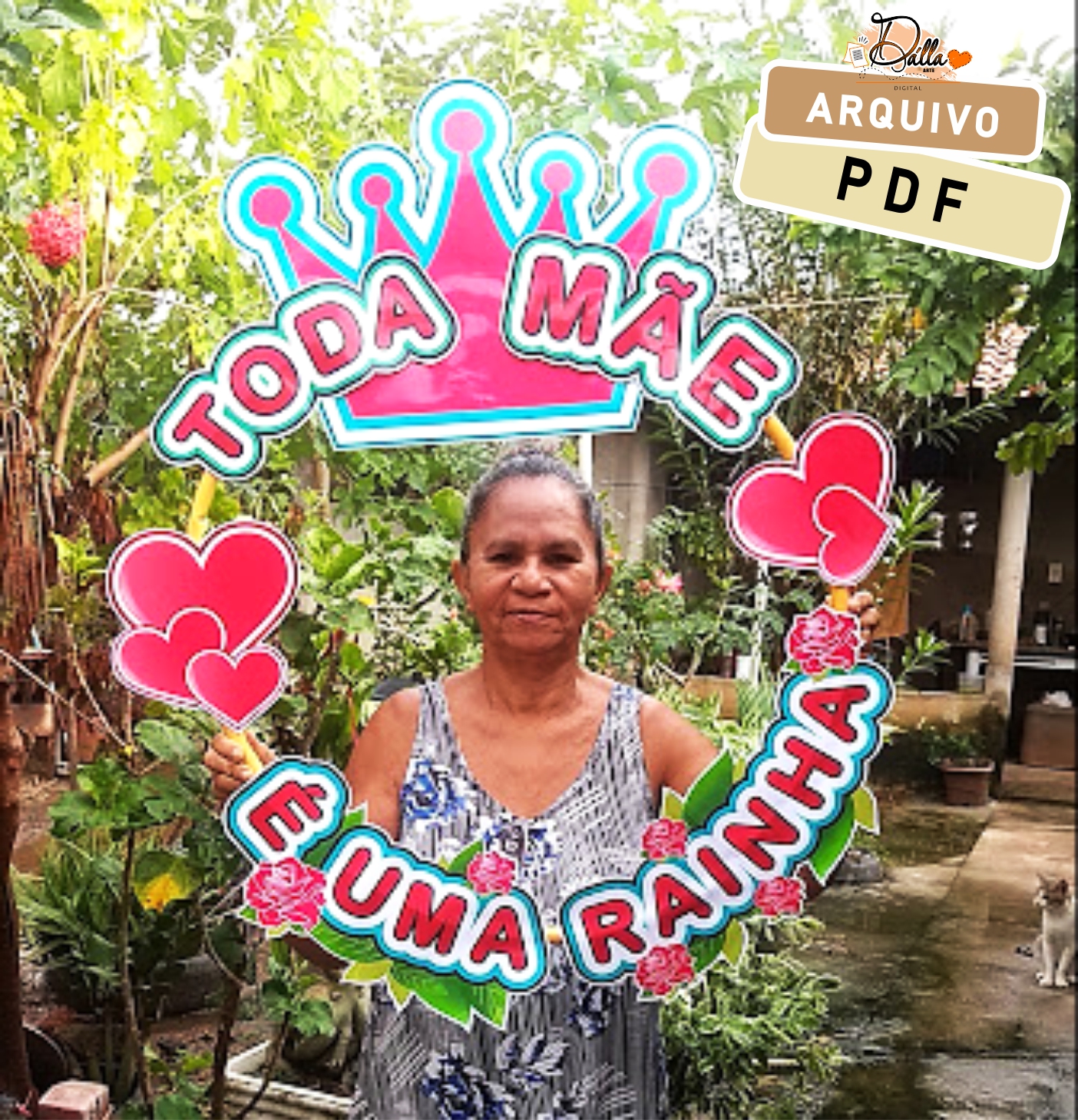 Arco/bambolê Dia das MÃES - JOYSE SAMPAIO CAVALEIRO | Hotmart